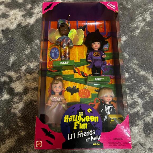 Toys | Mattel Barbie Halloween Fun Lil Friends Of Kelly Doll Set Nwt ...